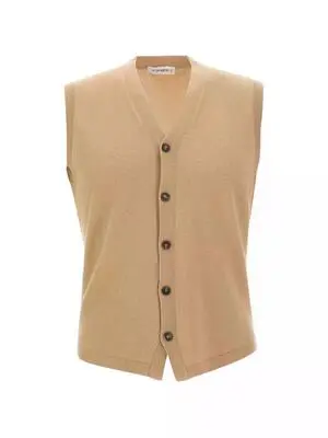 KANGRA Button-up Fine-knit Vest