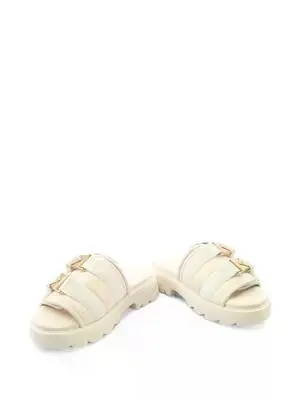 Bottega Veneta 2010s Flash Buckle Sandals
