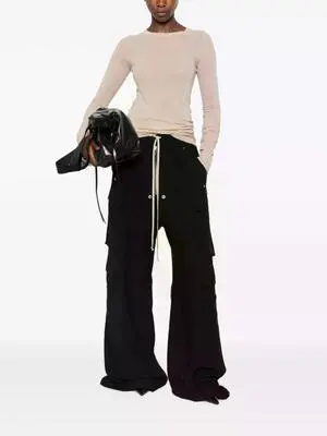 Rick Owens Cargobelas Cargo-pocket Palazzo Pants