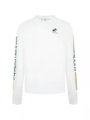 Casablanca Graphic-print Long-sleeve T-shirt - White