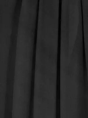 Elisabetta Franchi Pleated Bodysuit With Gold-tone Hardware - Black