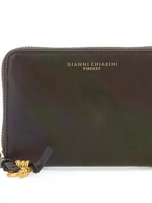GIANNI CHIARINI Logo-print Leather Wallet