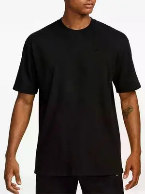 Nike Logo-embroidered T-shirt - Black