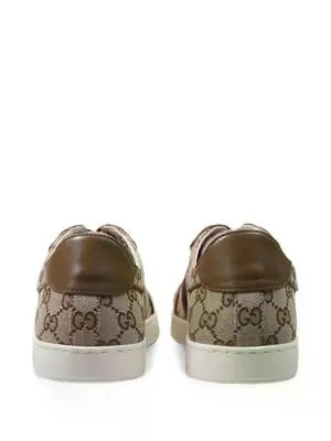 Gucci Stretch Gg Supreme Web-stripe Sneakers