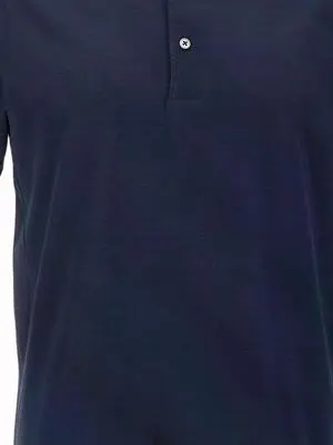 GRAN SASSO Short-sleeve Cotton Polo Shirt