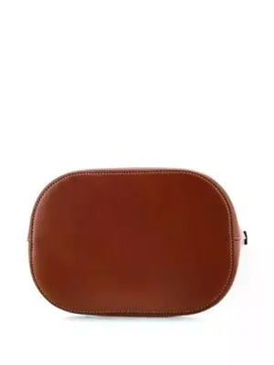 Celine Louise Bag Leather Medium Bucket Bag - Brown