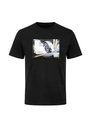 BOSS Graphic-print Crew-neck T-shirt