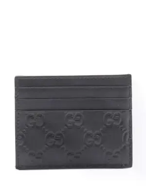 Gucci 2020s Gg Emblem Card Case - Black