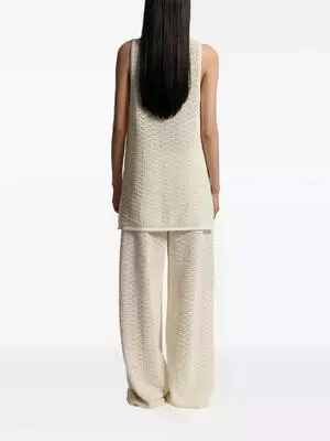 BOSS Open-knit Sleeveless Top