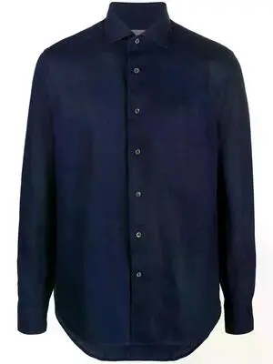 Corneliani Long Sleeve Linen Shirt