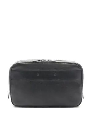LOUIS VUITTON 2000s Monogram Shadow Clutch Bag - Black