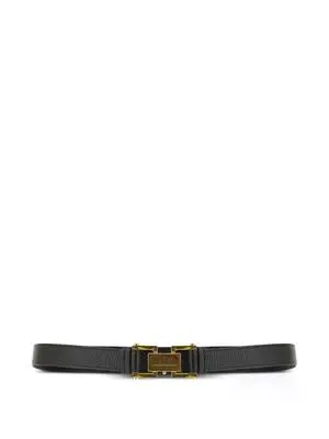 Elisabetta Franchi Logo-buckle Leather Belt - Black