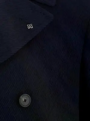 Tagliatore Double-breasted Twill-weave Coat