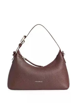 COCCINELLE Buckle-detail Pebbled Leather Tote Bag
