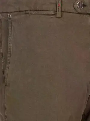Kiton Logo-patch Straight-leg Trousers
