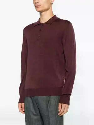 Canali Wool Polo Shirt