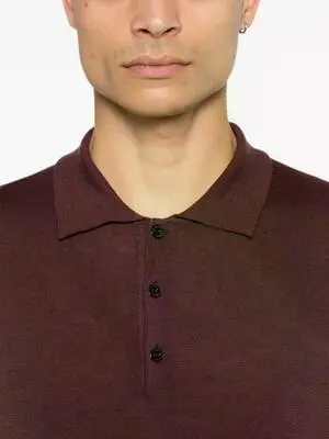 Canali Wool Polo Shirt