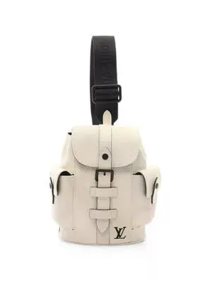 LOUIS VUITTON 2000s Xs Christopher Leather Body Bag - Neutrals