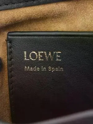 Loewe 2020s Pebble Leather Cross Body Bag - Black
