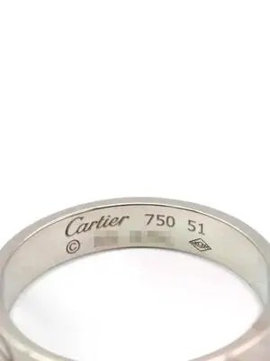 Cartier 2010s Mini Love Ring - Silver