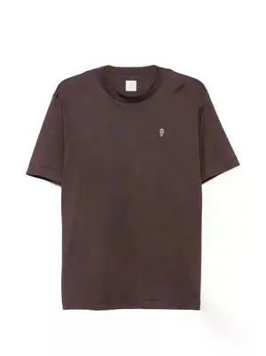 Eleventy Logo-embroidery T-shirt