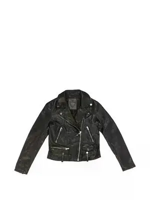 HTC LOS ANGELES Santa Ana Stud-embellished Leather Jacket - Black