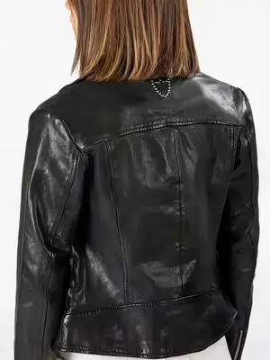 HTC LOS ANGELES Santa Ana Stud-embellished Leather Jacket
