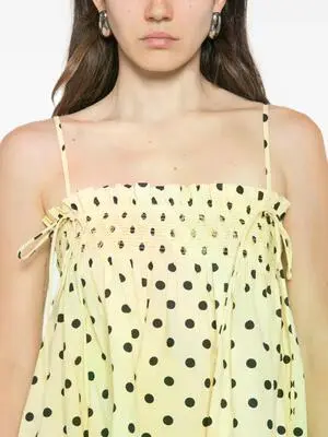 DAMSON MADDER Lilo Polka-dot Mini Dress