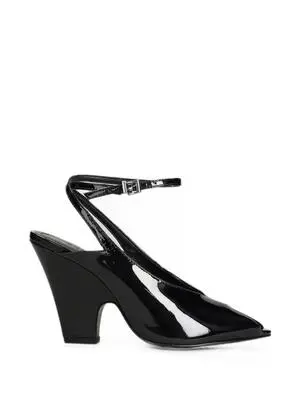 Schutz Patent-leather Ankle-strap Pumps - Black