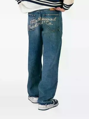 HTC LOS ANGELES Gatorade Leather-patch Jeans