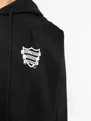 HTC LOS ANGELES Logo-print Cotton Hoodie