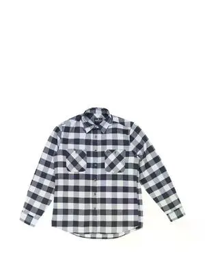 HTC LOS ANGELES Check-pattern Logo-print Shirt