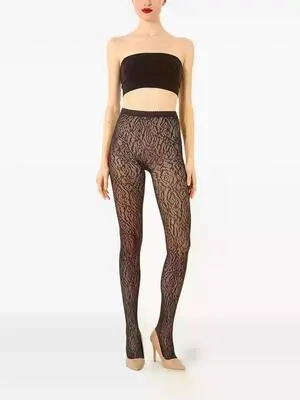 Wolford Lace-effect Tights