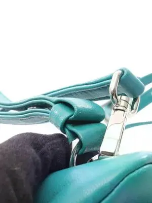 Prada 2022 Nappa Padded Signaux Triangle Satchel