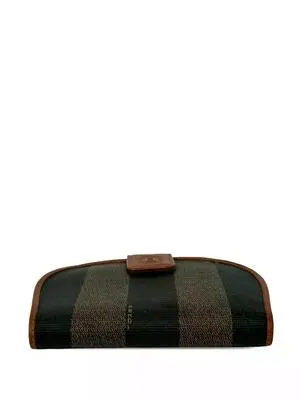 Fendi 2010-2026 Pequin Coated Canvas Bifold Wallet Small Wallets