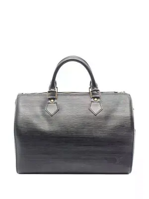 LOUIS VUITTON 1995 Epi Speedy 30 Boston Bag - Black