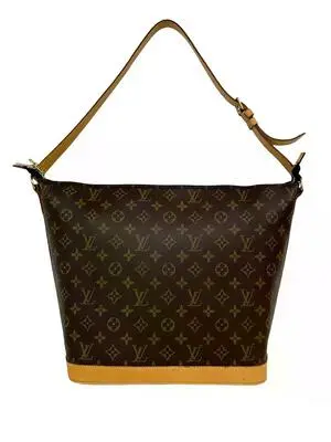 LOUIS VUITTON 2002 Monogram Amfar Three Shoulder Bag - Brown