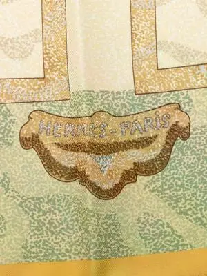 Hermès 1992 Peintre Du Cheval Silk Scarf 90 Scarves - Neutrals