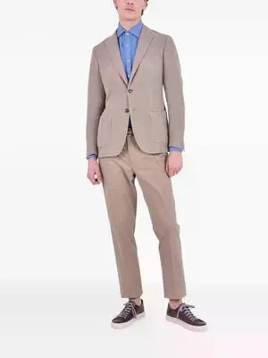 DELL'OGLIO Tailored Gabardine Trousers