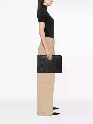 LOUIS VUITTON 2013 Damier Graphite Poche Documents Portfolio Clutch Bag