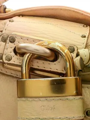 Chloé 2010-2026 Mini Leather Paddington Handbag - Neutrals