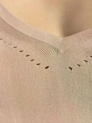 Max Mara Fine-knit Cropped Top