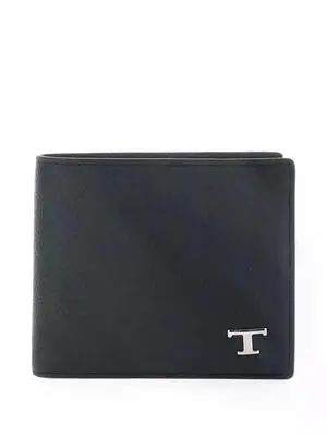 TOD'S T-logo Wallet - Black