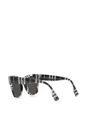 Burberry Check Square-frame Sunglasses