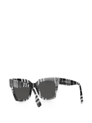 Burberry Check Square-frame Sunglasses