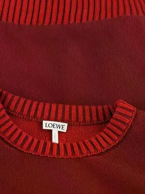Loewe Anagram-embroidered Ribbed-trim Sweater