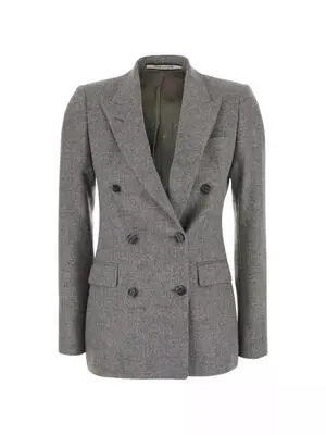 Tagliatore Herringbone Double-breasted Blazer - Neutrals