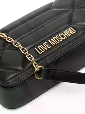 Moschino Kaleidoscope Quilted Leather Shoulder Bag