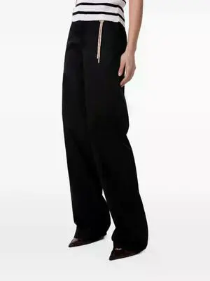 GAELLE PARIS Straight-fit Trousers