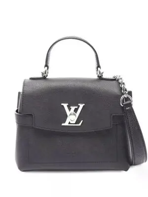 LOUIS VUITTON 2010s Mini Lockme Ever Handbag - Black
